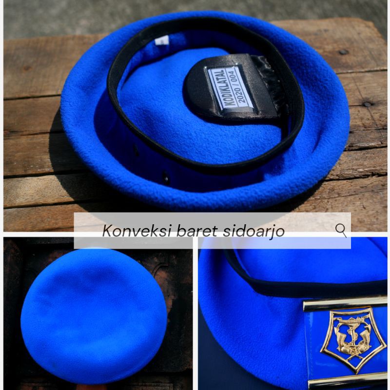 Jual TOPI BARET BIRU POLISI MILITER TNI AL, TNI AD, TNI AU | Shopee ...