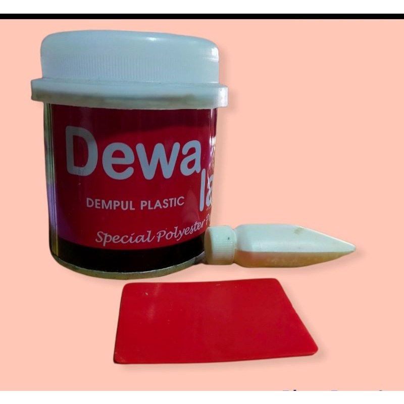 Jual dempul mobil/ motor/ mebel Dewalac 1/4 kg 250 gr/ dempul besi ...