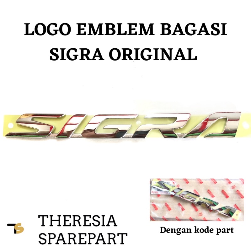 Jual LOGO EMBLEM BAGASI TULISAN SIGRA ORIGINAL Indonesia|Shopee Indonesia