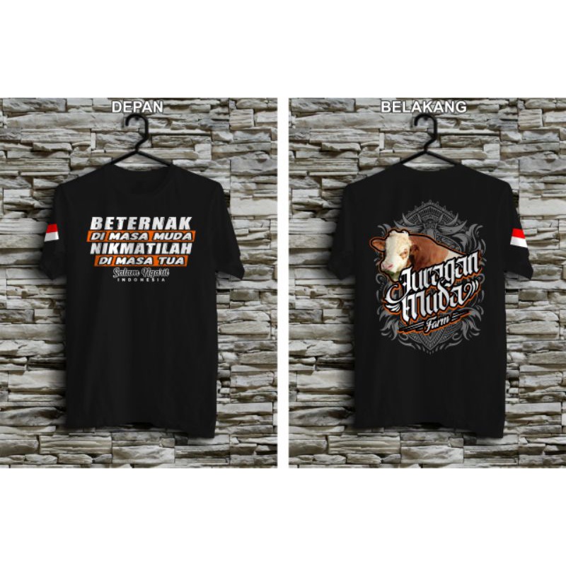 Jual Kaos Sapi Juragan Farm | Shopee Indonesia