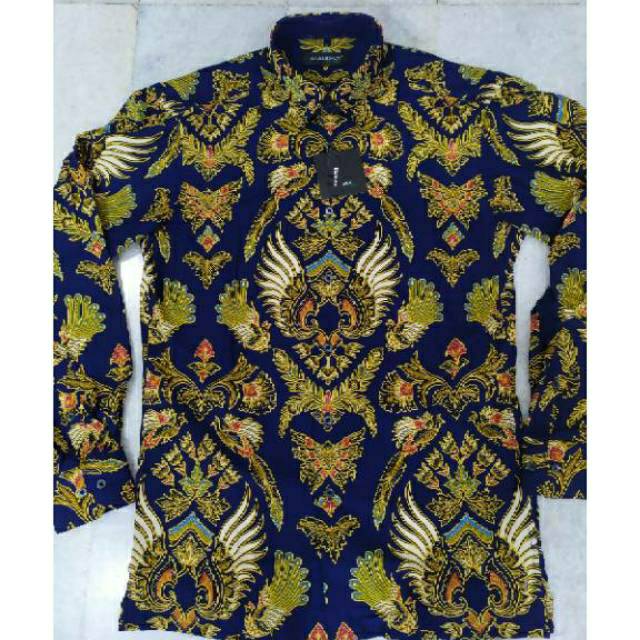 Alisan Batik Lengan Panjang Slimfit Garuda Mar 2020 | Shopee Indonesia