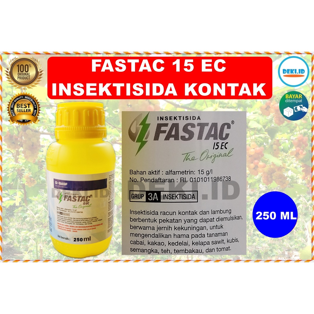 Jual Fastac 15 EC 250 ml Insektisida Kontak Alfametrin Obat Hama ...