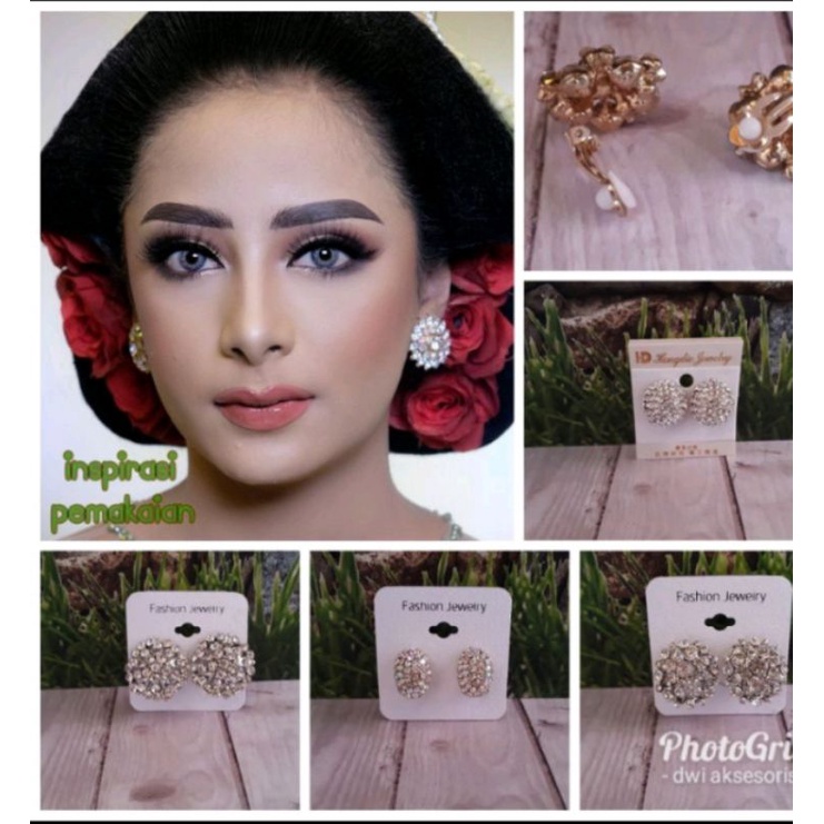 Jual giwang jepit modern | Shopee Indonesia