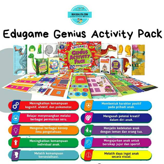 Jual EDUGAMES GENIUS ACTIVITY PACK (EGAP) | Shopee Indonesia