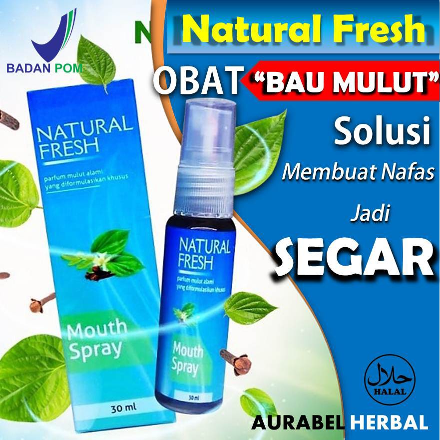 Jual ORIGINAL 100% Pengharum Mulut Natural FRESH MOUTH Herbal ...