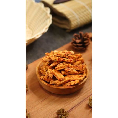 Jual Basreng stick dan koin cikruh pedas dan original Indonesia|Shopee ...