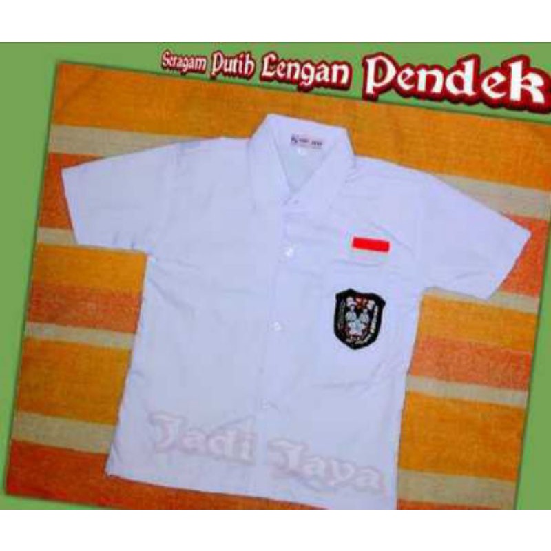 Jual Seragam SD || Baju putih lengan pendek SD || hem putih || baju SD ...