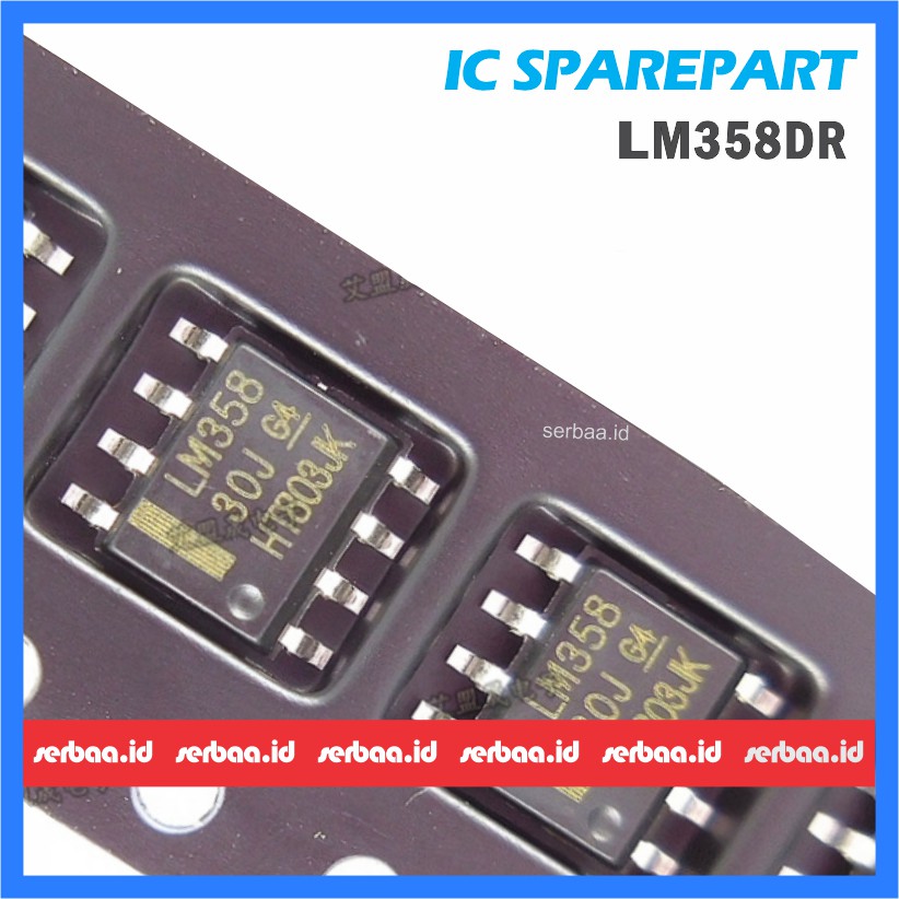 Jual LM358DR LM358 SMD SOP-8 Operational Amplifiers - Op Amps Dual Op Amp Indonesia|Shopee Indonesia