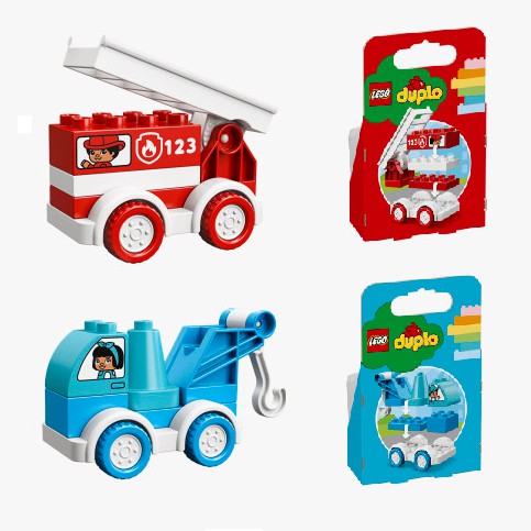 Jual LEGO DUPLO My First Fire Truck Tow Truck | Shopee Indonesia