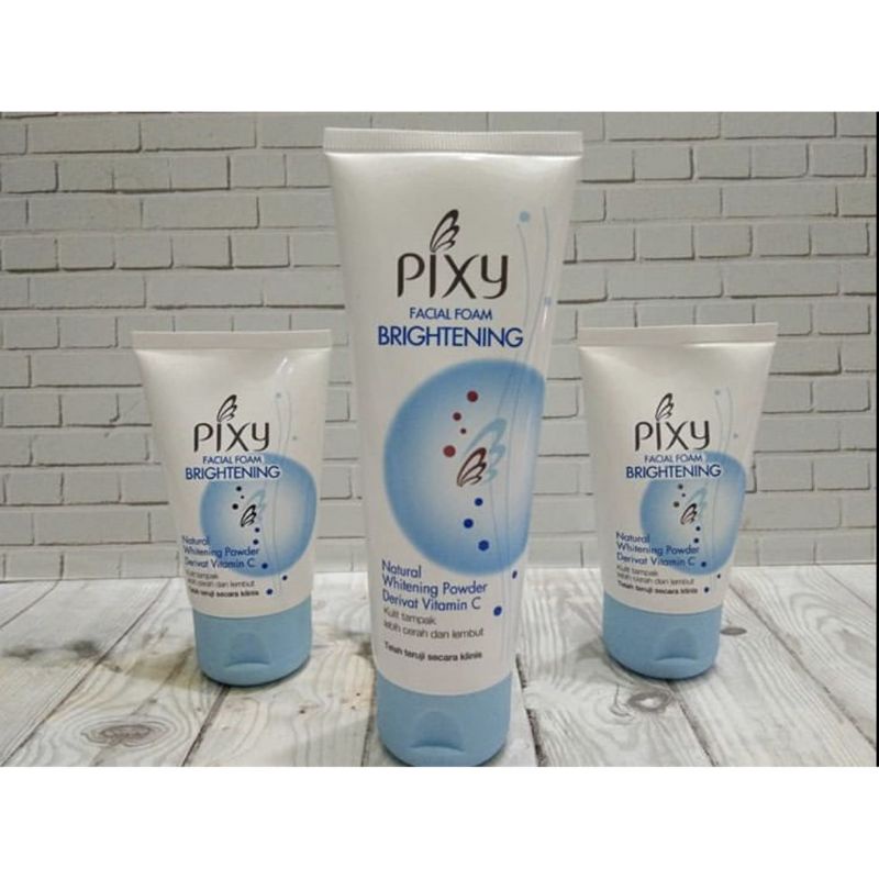Jual PIXY FACIAL FOAM BRIGHTENING 40g & 100g | Shopee Indonesia