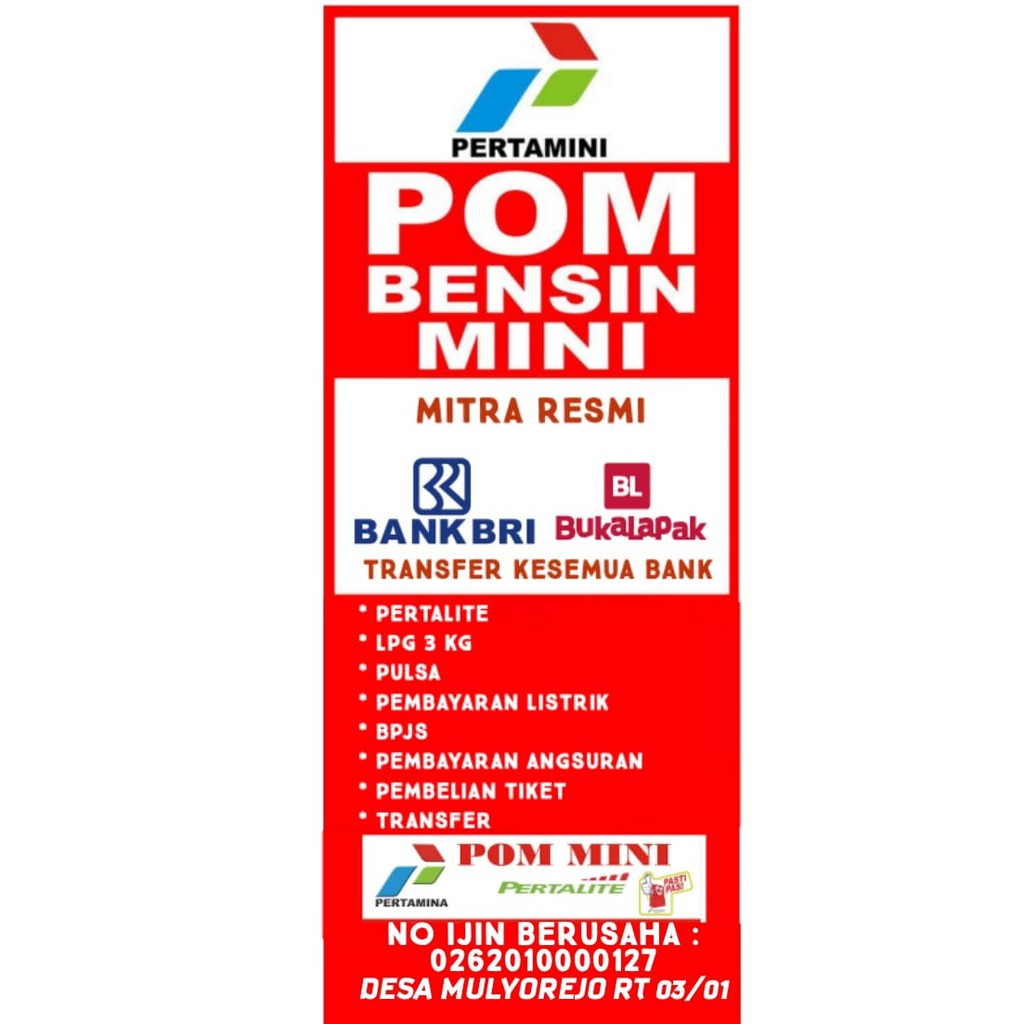 Jual Stiker POM Mini untuk ditempel pada Kaca/Tembok/Besi Indonesia ...