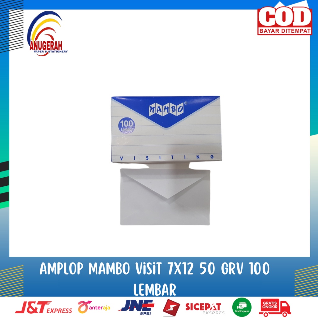 Jual Amplop Mambo Visit 7x12 GRV (PCS) | Shopee Indonesia