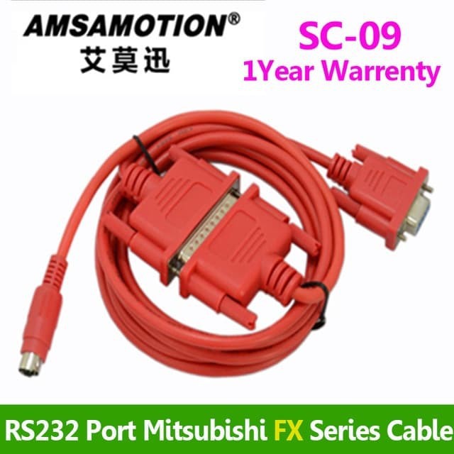 Jual SC-09 PLC Programming Cable USB-SC09 For Mitsubishi FX A Series ...
