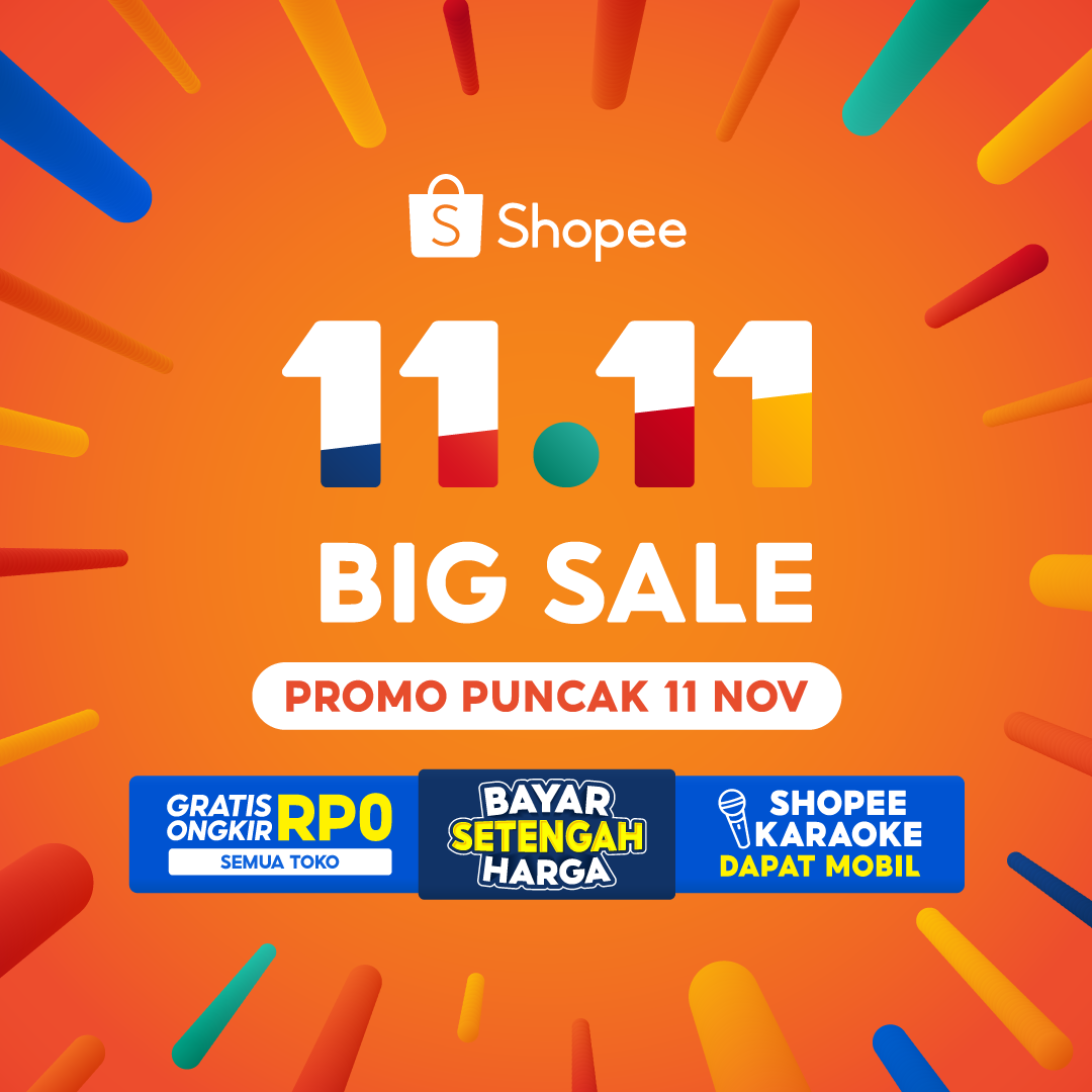 Promo 11.11 | Shopee 11.11 Big Sale | Bayar Setengah Harga