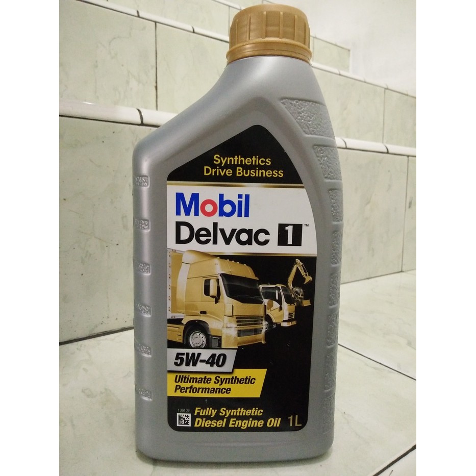 Jual Oli Asli Original Mobil Delvac 1 SAE 5W-40 API CI-4 Plus Fully ...