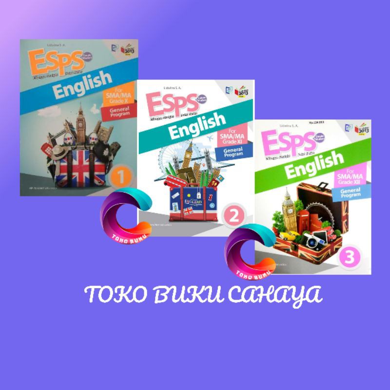 Jual BUKU ESPS ENGLISH SMA 10 11 12 GENERAL PROGRAM ESPS BAHASA INGGRIS KELAS 10 11 12 WAJIB ...
