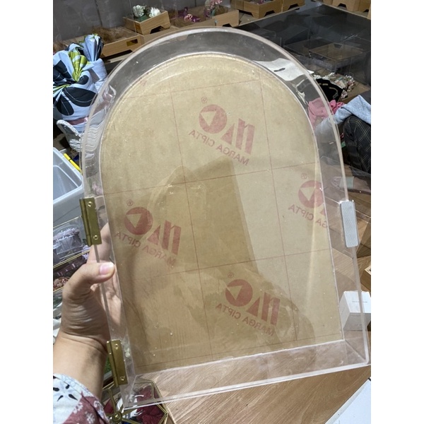 Jual frame acrylic / pigura acrylic curve dome lengkung | Shopee Indonesia