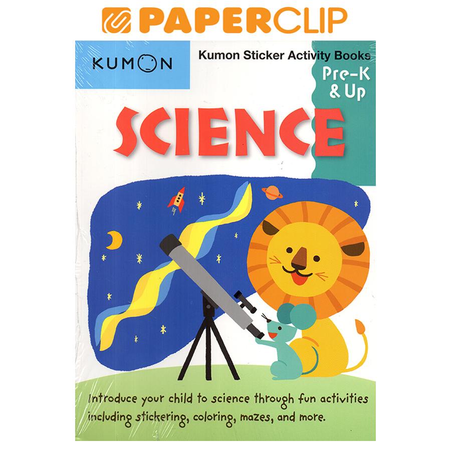 Jual KUMON STICKER ACTIVITY BOOK : SCIENCE PRE-K & UP | Shopee Indonesia