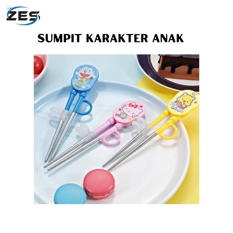 Jual SU05- Sumpit Anak Karakter / Sumpit Anak Belajar Makan Model ...