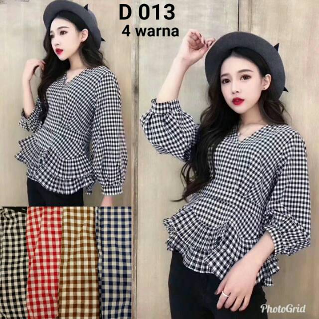 Jual Blouse kode d013 | Shopee Indonesia