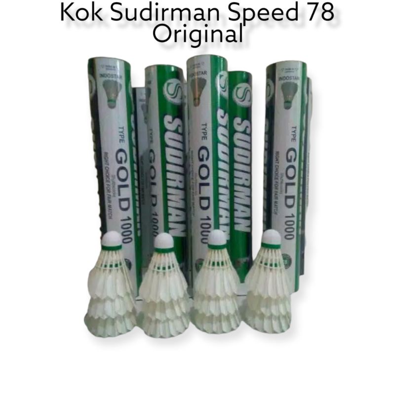 Jual Kok Sudirman Gold Original / Shuttlecock Sudirman / Shuttlecock ...