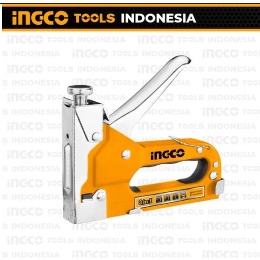 Jual Staple Gun INGCO HSG1405 PRO 3in1 Staples Gun Tacker 3 Way Stapler Gun Hand Teker Alat ...