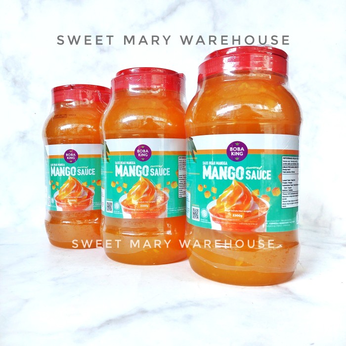 Jual Boba King Premium Jam Fruit Selai Buah Mangga 2,3kg Mango Jam 2 ...