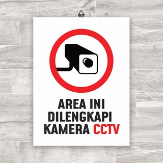 Jual 12 - Stiker CCTV AREA INI DILENGKAPI CCTV | Hiasan DInding | Pajangan Rumah | Shopee Indonesia