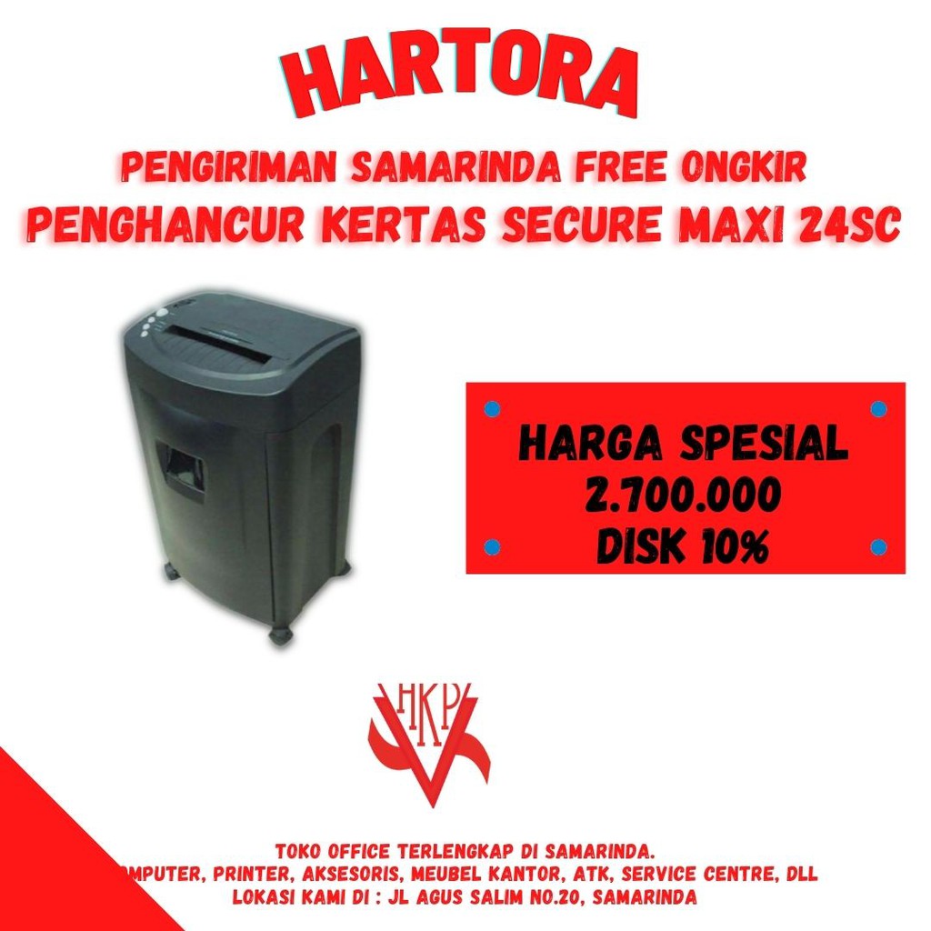 MESIN PENGHANCUR KERTAS SECURE MAXI 24SC | Shopee Indonesia
