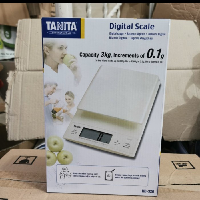 Jual Timbangan Kue Digital Tanita KD 320 3 kg Original | Shopee Indonesia