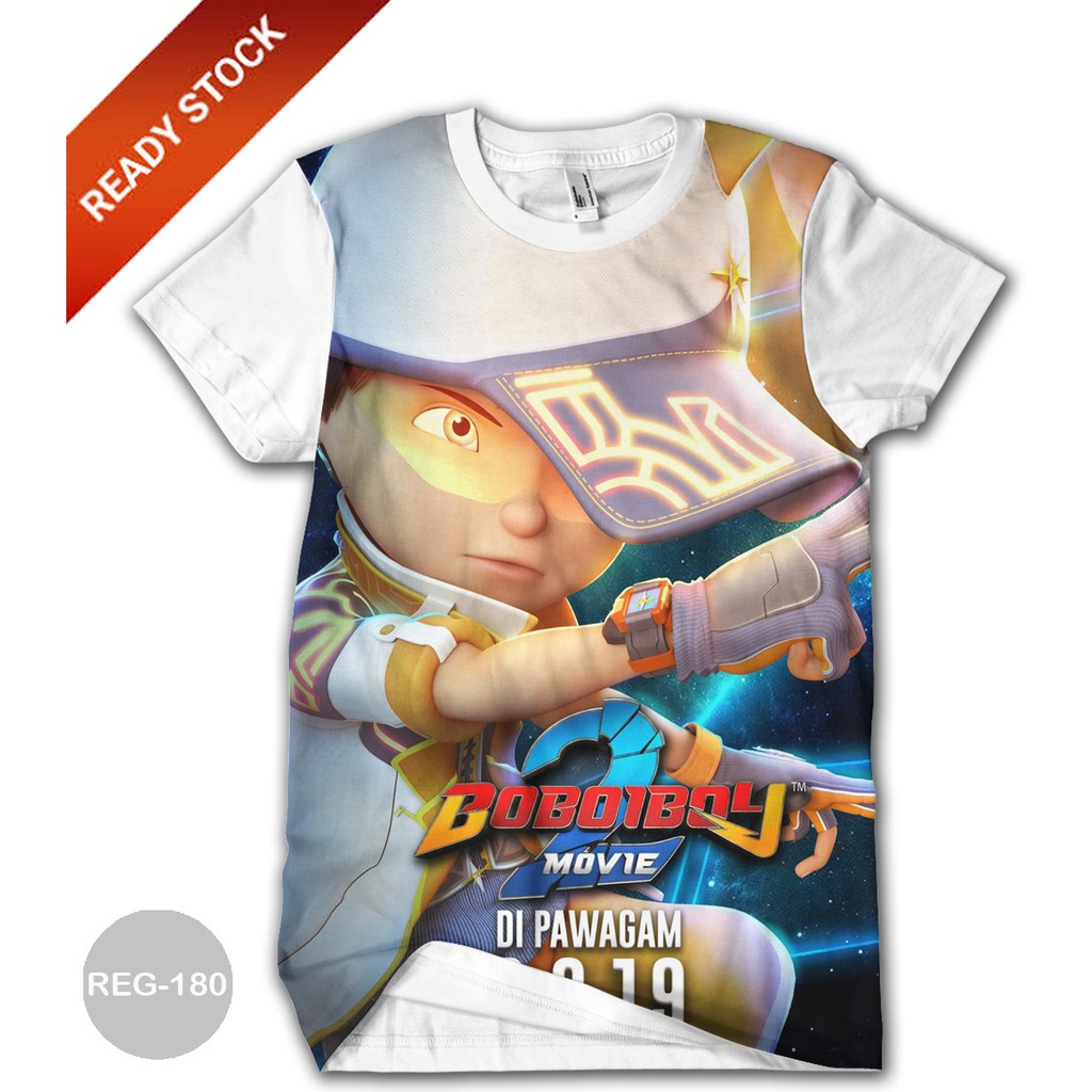 Jual Baju Boboiboy Solar Cahaya 3D Baju Boboiboy Kartun Serial TV Anak ...