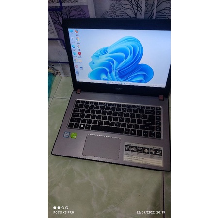 Jual Laptop Acer Aspire E5-476G | Shopee Indonesia