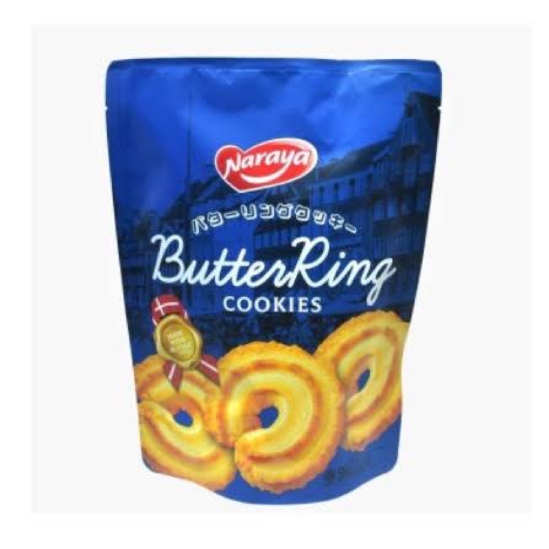 Jual naraya butter ring cookies | NARAYA COOKIES BUTTER RING POUCH ...
