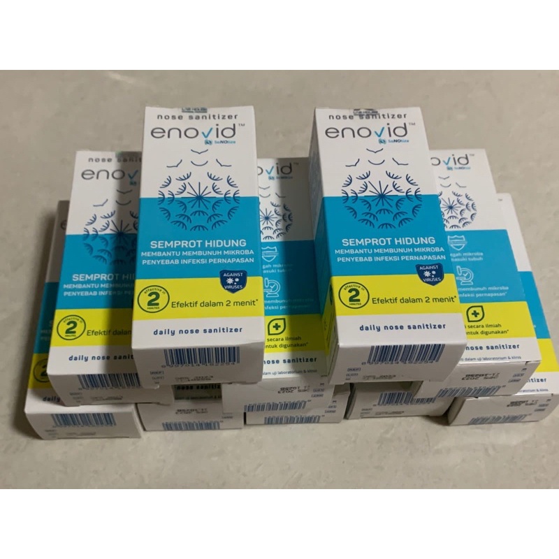 Jual ENOVID NOSE NASAL SANITIZER SPRAY 100% ORI ANTI COVID | Shopee ...