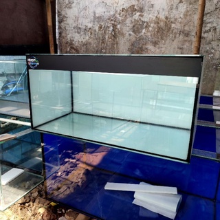 Jual AQUARIUM 80X40X40 DASAR 8 KELILING 5 FULL BEGROUND | Shopee Indonesia
