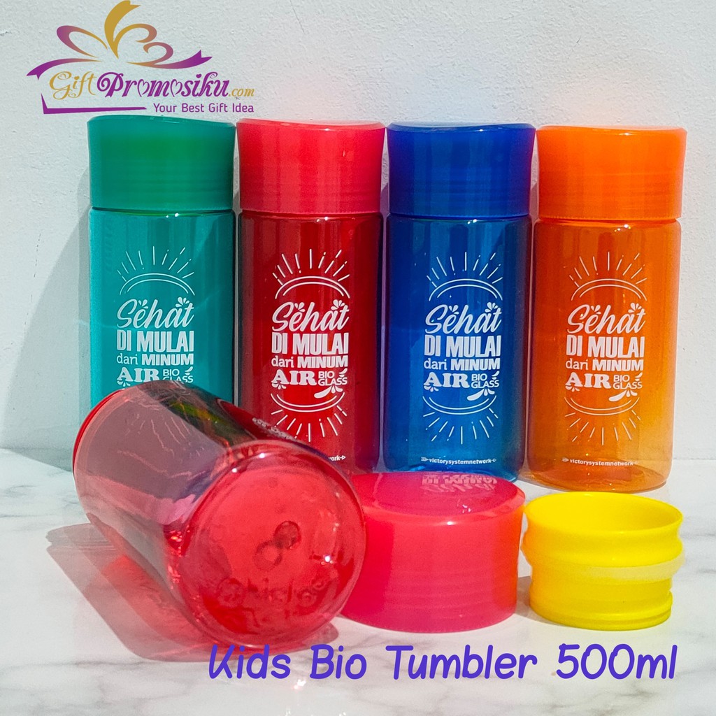Jual BioTumbler Bioglass Mini 500ml "SEHAT DIMULAI" | Botol Bioglass ...