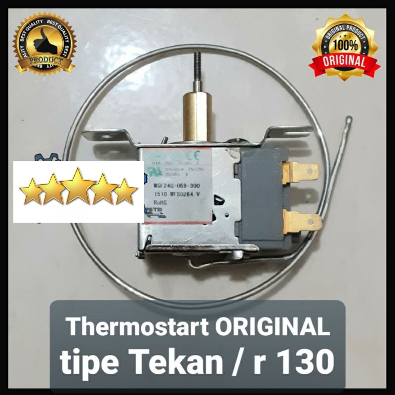 Jual Thermostart kulkas tipe pencet / r 130 ORIGINAL kulkas 1 pintu ...