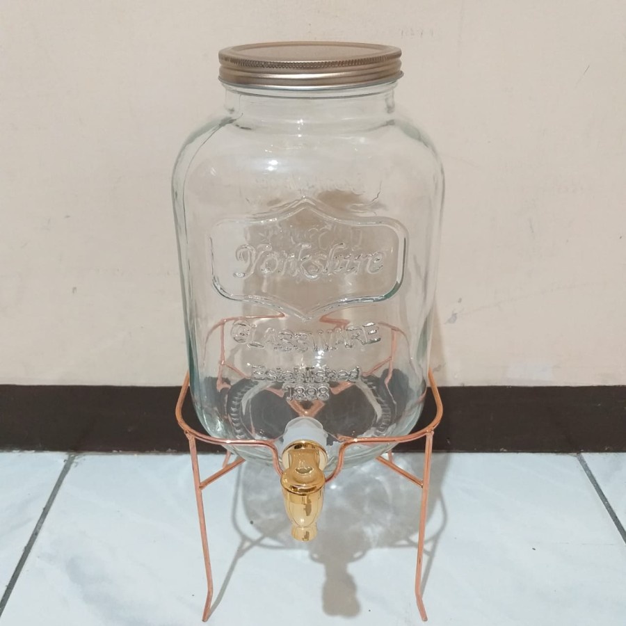 Jual Dispenser Kaca/Glass Storage Drink/Dispenser Minum / DIspenser ...