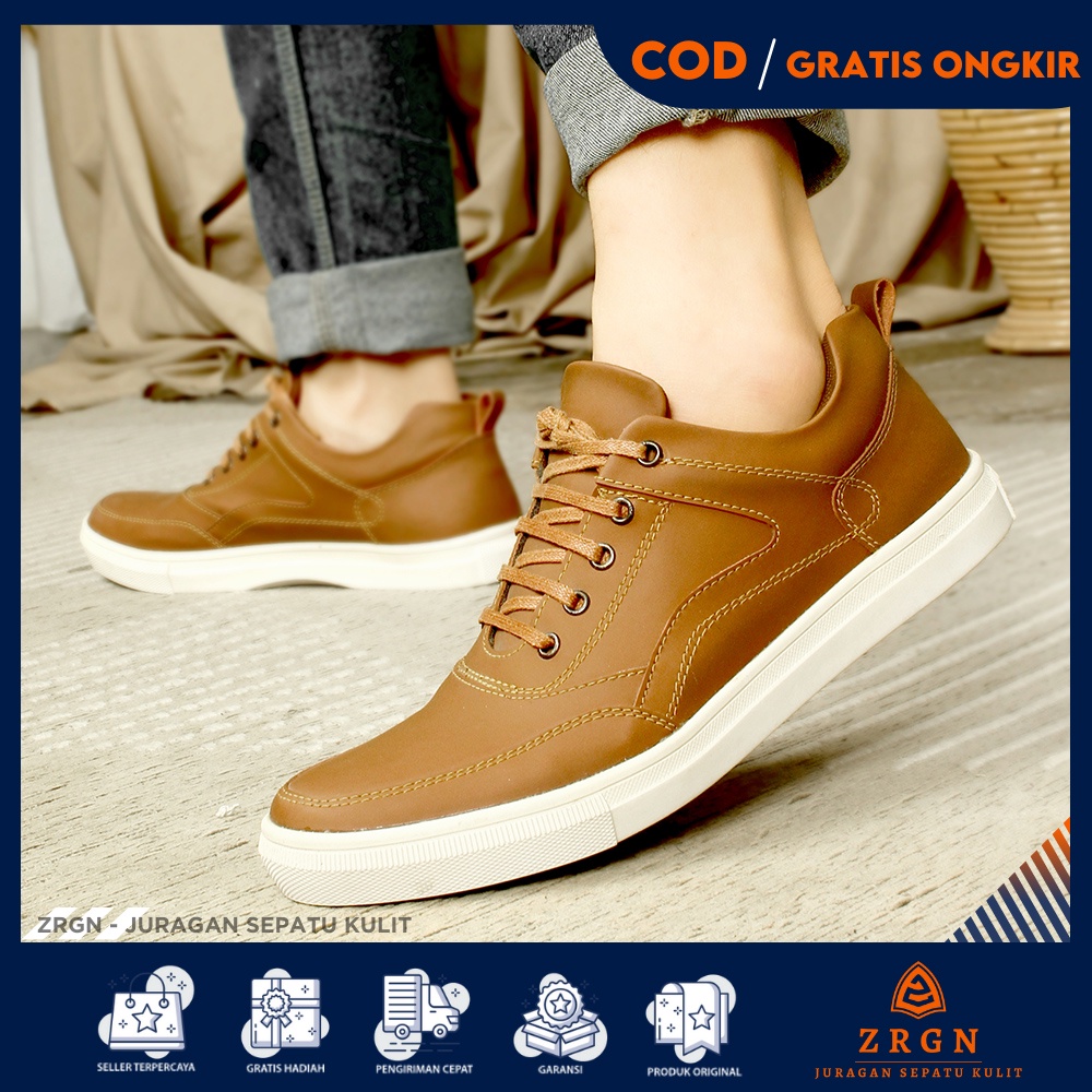 Jual Sepatu Sneakers Pria Low Cut Skate Street Style Original Casual ...