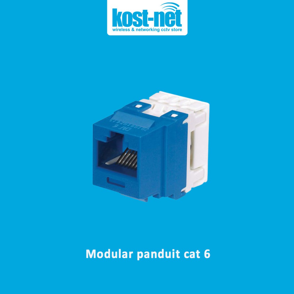 Jual Modular panduit cat 6 I panduit I modular data | Shopee Indonesia