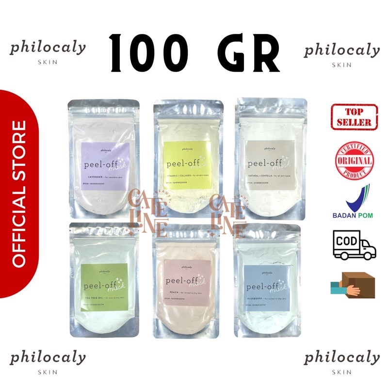 Jual 100gr Philocaly Skin Philocalyskin Peel Off Mask Masker Facial ...