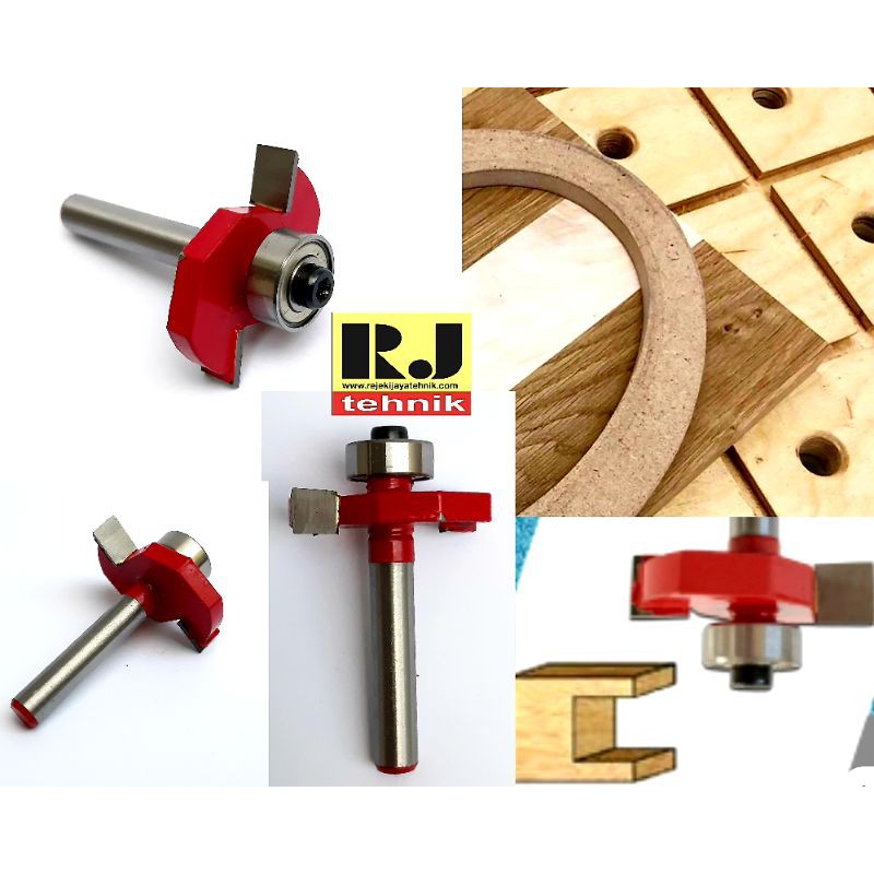 Jual Mata Sloting Bit Mesin Profil Router Sloting Wood Trimmer 3 - 12mm ...