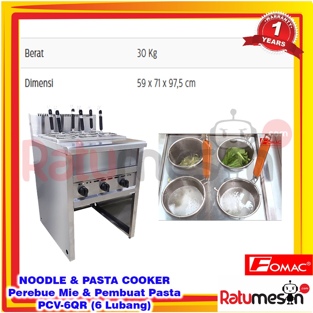 Jual Stand Noodle Cooker / Mesin Perebus Mie & Pembuat Pasta (Dengan ...