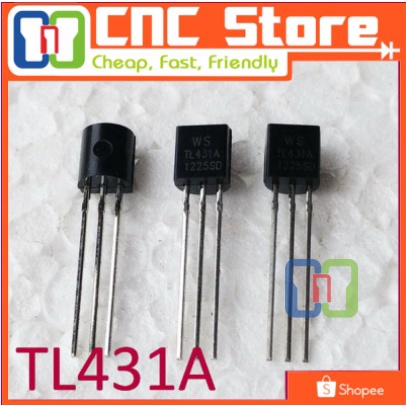 Jual [ICS-0023] TL431A TL431 TO-92 PROGRAMMABLE SHUNT REGULATOR | Shopee Indonesia