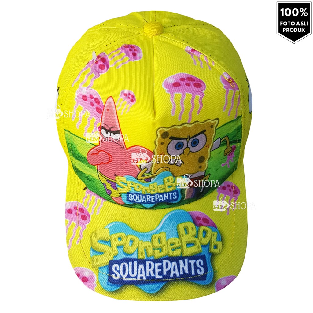 Jual HMshopa - TOPI SPONGEBOB / Topi anak laki-laki / topi anak keren ...