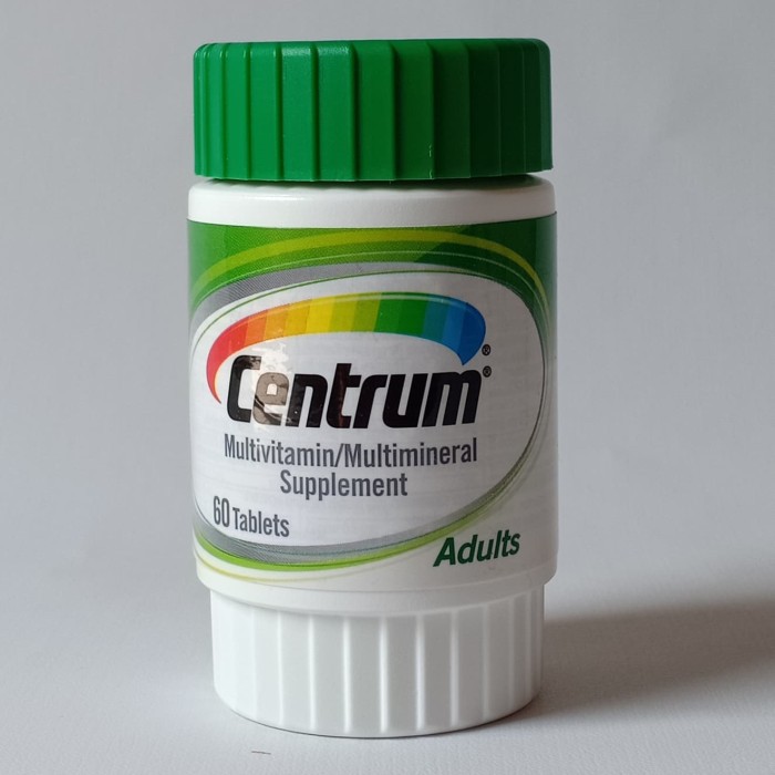 Jual Centrum Multivitamin Multimineral Adults 60 Tablets | Shopee Indonesia
