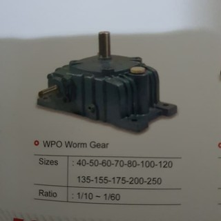 Jual (B2T)gearbox reducer / worm gear REVCO size 80 WPA/WPS/WPO/WPX ...