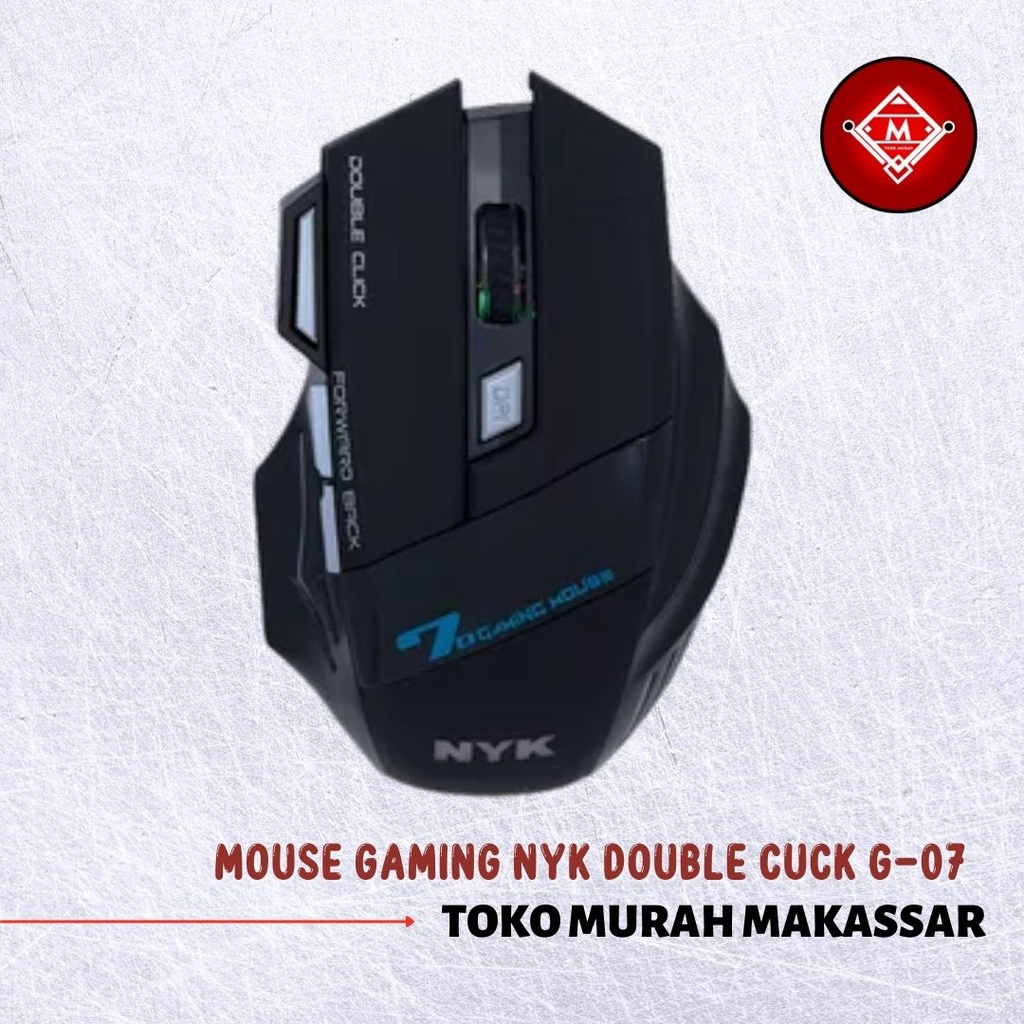 Jual MOUSE GAMING NYK DOUBLE CUCK G-07 / MS NYK G07 SCORPION / MSG02 ...