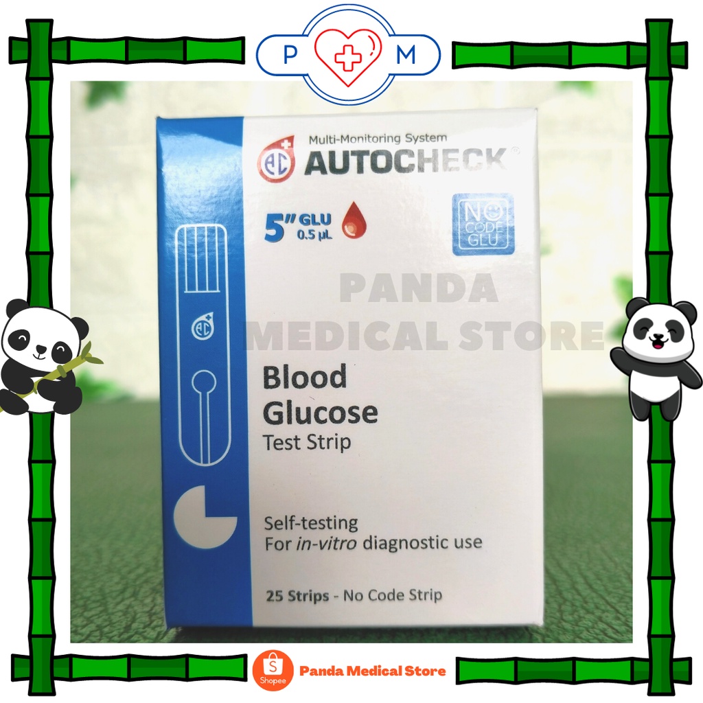 Jual Strip Autocheck Gula isi 25 Strips | Shopee Indonesia