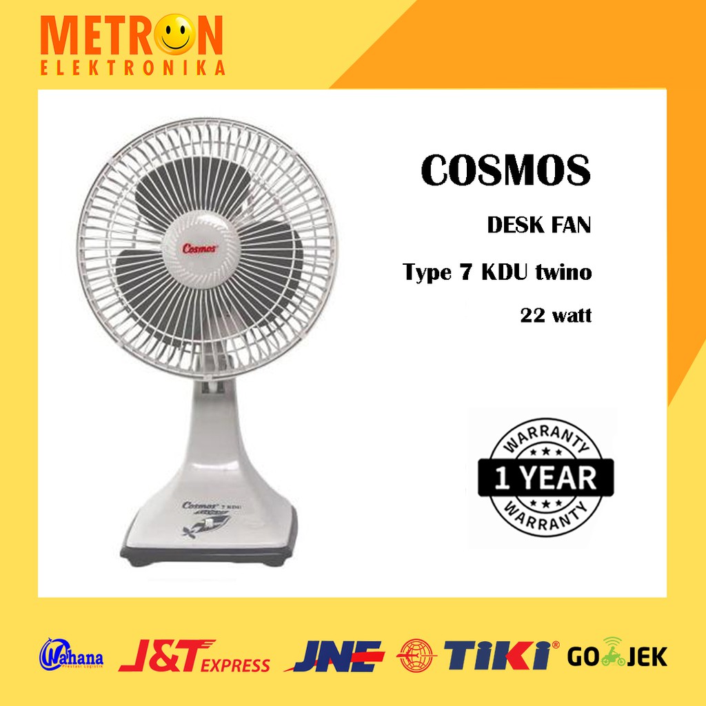 Jual COSMOS 7 KDU TWINO KIPAS ANGIN / WALL FAN 7 IN / DESK FAN ...